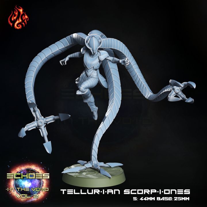 3D Printable Tellurian Scorpiones by Crippled God Foundry