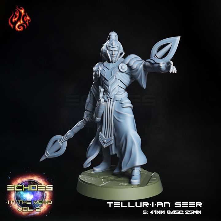 3D Printable Tellurian Seer by Crippled God Foundry