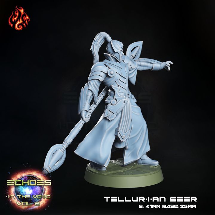 3D Printable Tellurian Seer by Crippled God Foundry