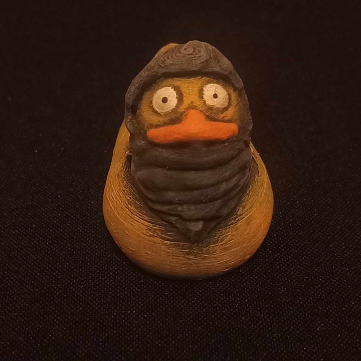 3D Printable Ninja Duck - Supportless by Balázs Patonai
