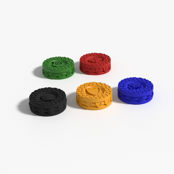 3D Printable Themed Score Markers for Lords Of Waterdeep by Andy at ...