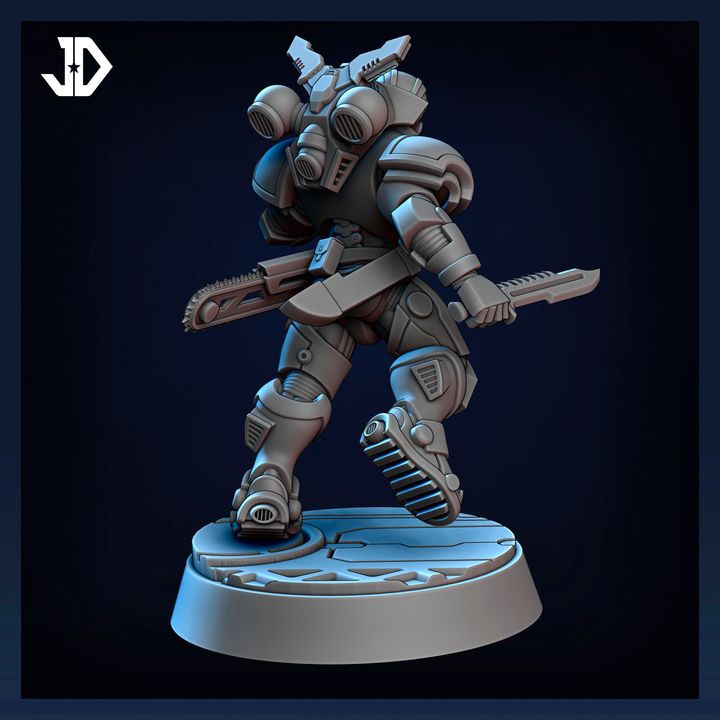 3D Printable Assault Interceptors - 6 PACK by JD miniatures