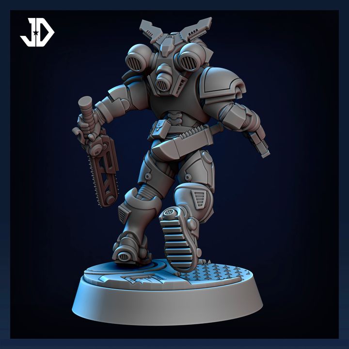 3D Printable Assault Interceptors - 6 PACK by JD miniatures