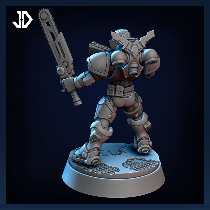 3D Printable Assault Interceptors - 6 PACK by JD miniatures