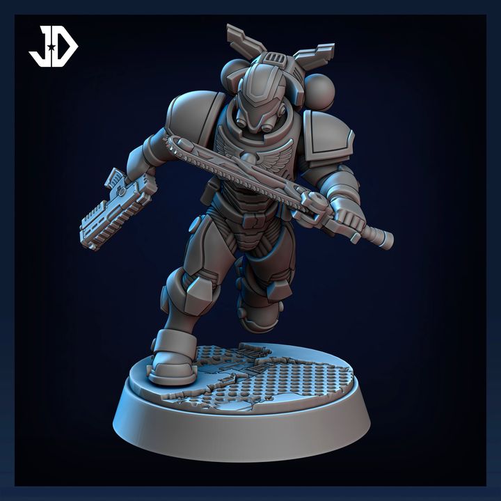 3D Printable Assault Interceptors - 6 PACK by JD miniatures