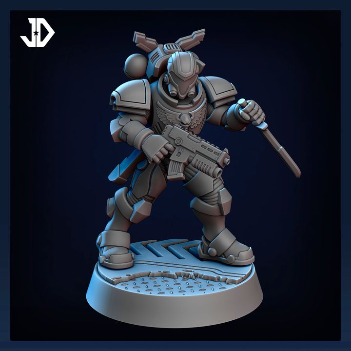 3D Printable Assault Interceptors - 6 PACK by JD miniatures