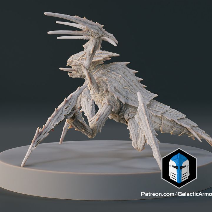 3D Printable 1:48 Scale Super Earth Terminid Warrior - Pose 4 - 3D ...