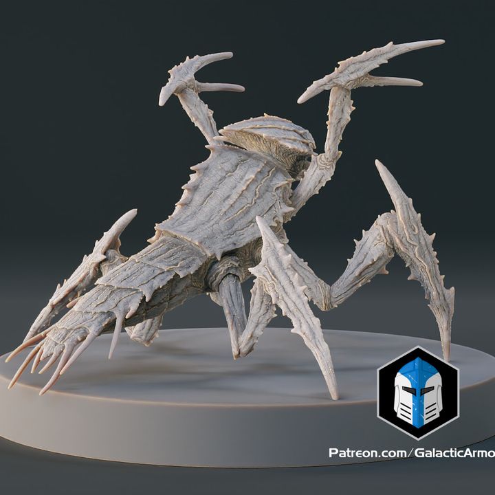 3D Printable 1:48 Scale Super Earth Terminid Warrior - Pose 4 - 3D ...