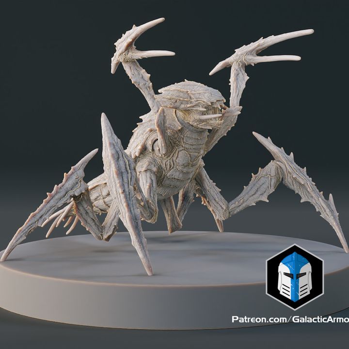 3D Printable 1:48 Scale Super Earth Terminid Warrior - Pose 4 - 3D ...