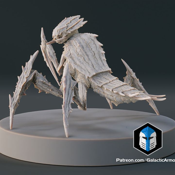 3D Printable 1:48 Scale Super Earth Terminid Warrior - Pose 7 - 3D ...