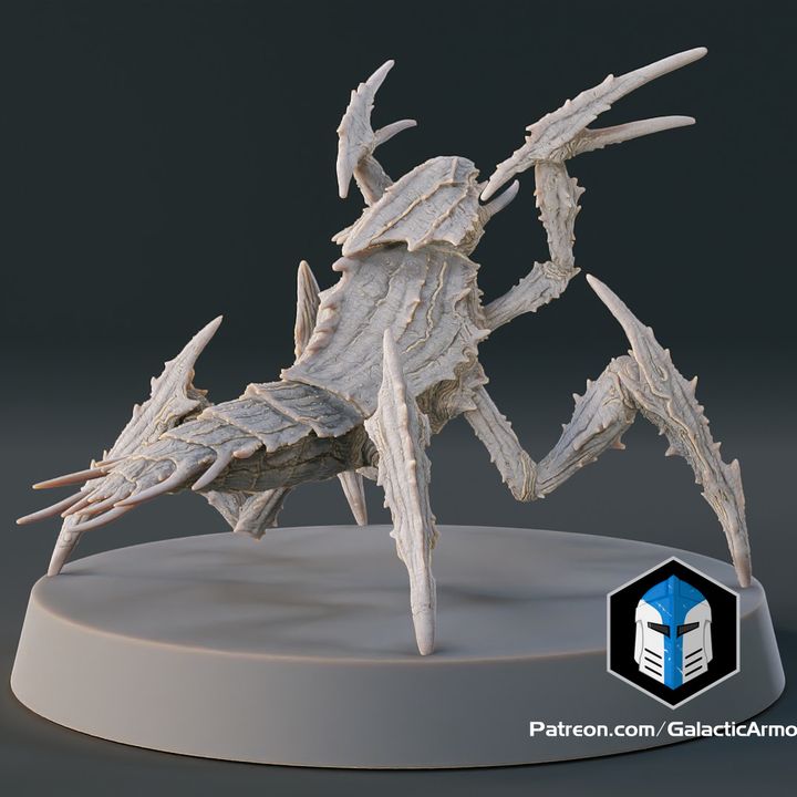 3D Printable 1:48 Scale Helldivers 2 Terminid Warrior - Pose 10 - 3D ...