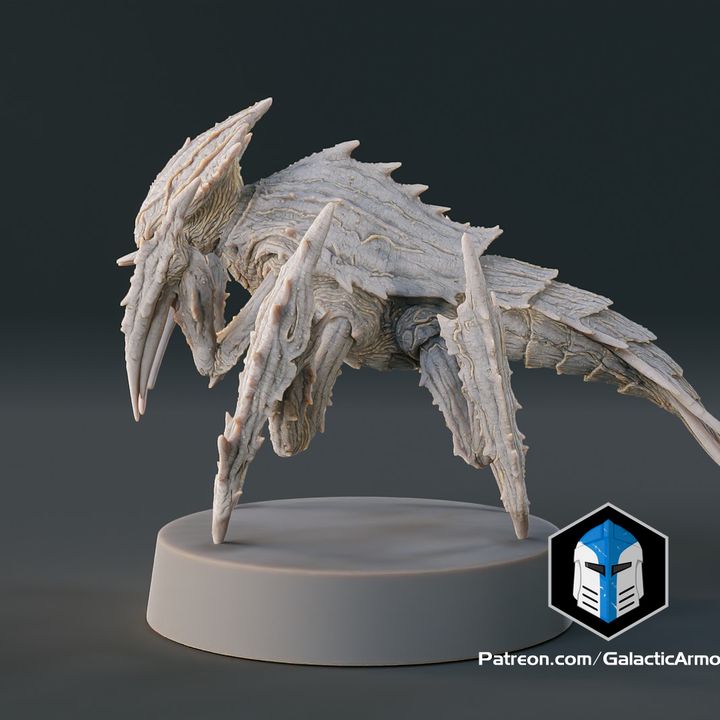 3D Printable 1:48 Scale Super Earth Terminid Warrior - Pose 9 - 3D ...