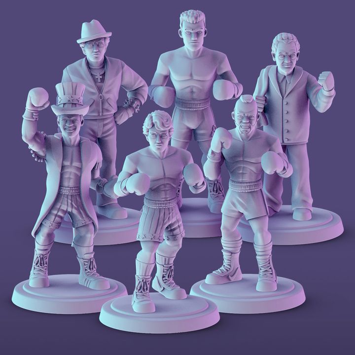 Descargar Boxing Crew de Pop Minis | Collectable Miniatures