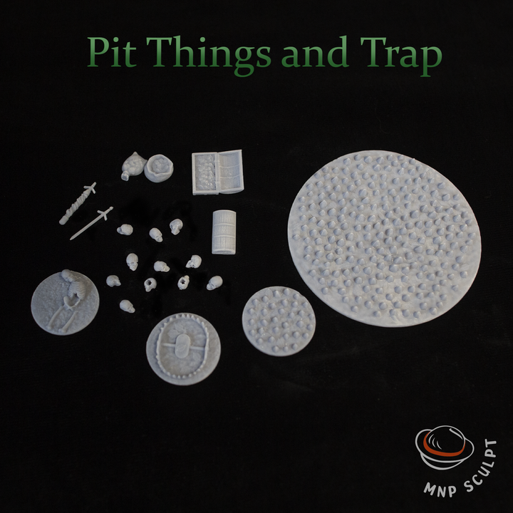 3D Printable Pit Things and Trap by MNP Sculpt