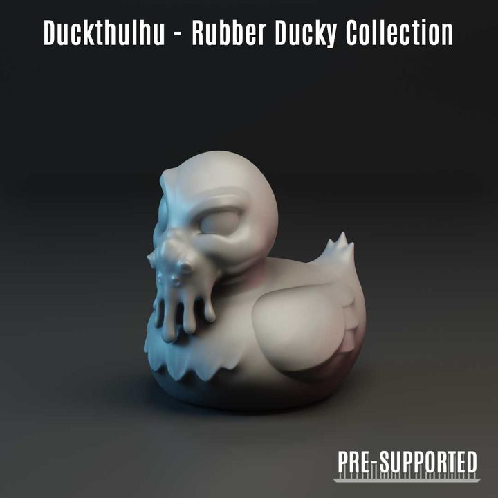 3D Printable Cthulhu Ducks - Art Toy Rubber Ducks for Painters by Mike ...