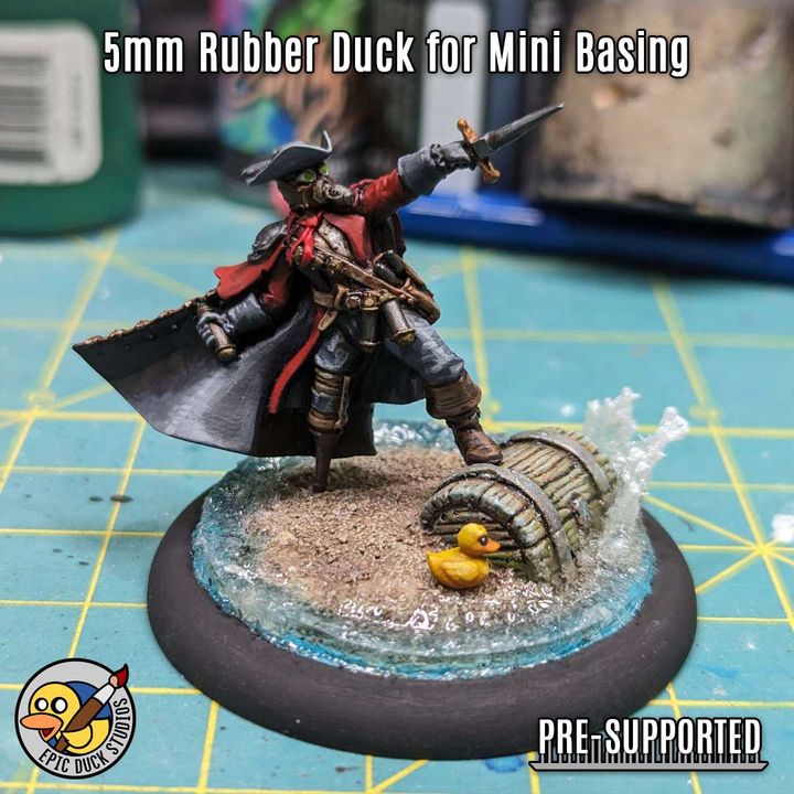 3D Printable 5mm Rubber Ducks for Miniature Basing by Mike "Epic Duck ...