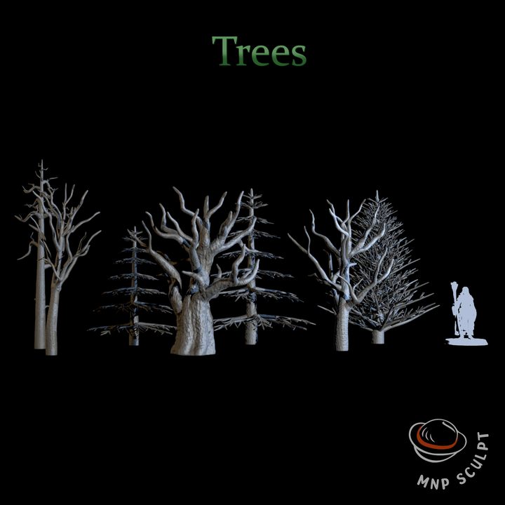 3D Printable Trees Part 1 by MNP Sculpt