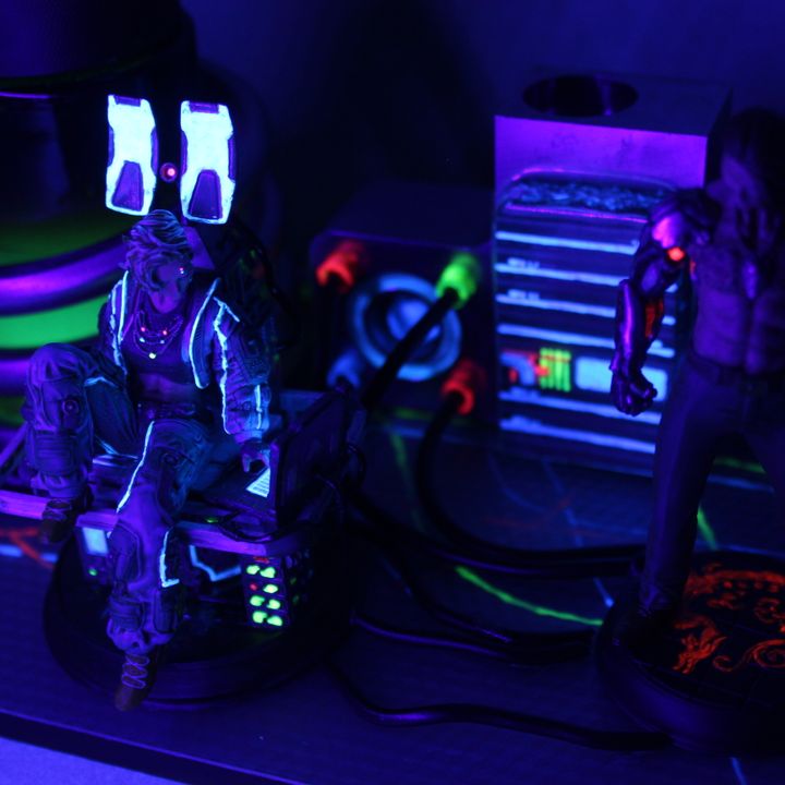 3D Print of Cyberpunk Hacker Prodigy - Alice "Wonderland" Hanson by RW-DE