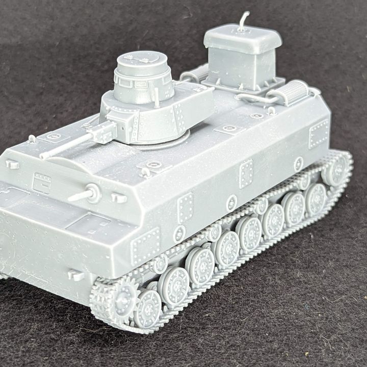 Download Type 3 Ka-Chi Amphibious Medium Tank +2 Tankmen (Japan, WW2 ...