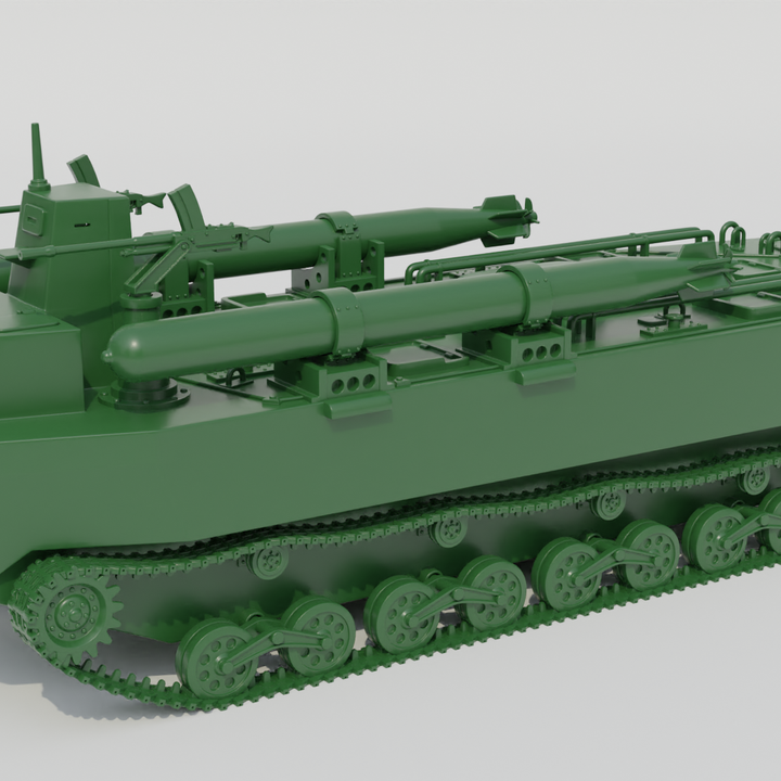 3D Printable Type 4 Ka-Tsu Amphibious landing craft + 2 Tankmen (Japan ...