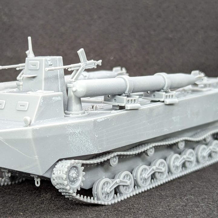 3D Printable Type 4 Ka-Tsu Amphibious landing craft + 2 Tankmen (Japan ...