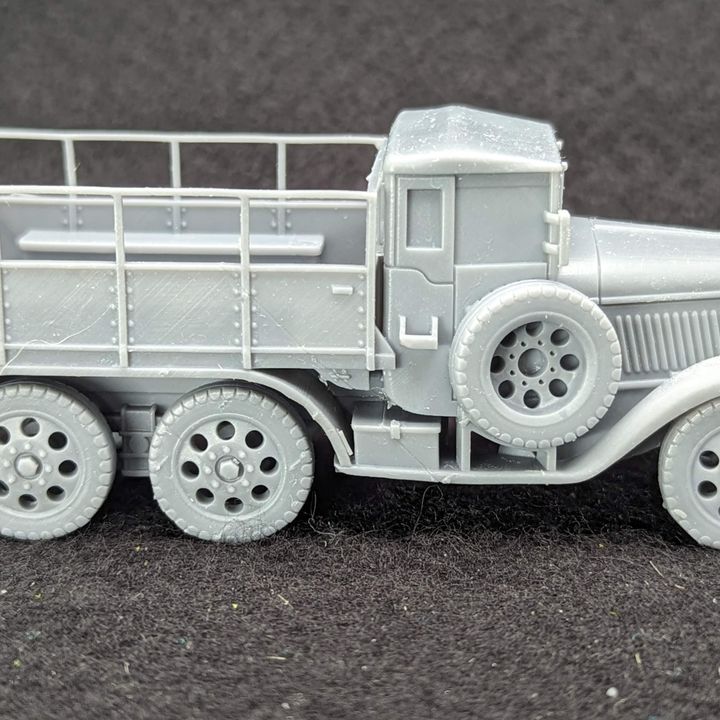 3D Printable Type 94 Lorry Isuzu 6x6 (Japan, WW2) by Wargame3d