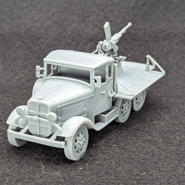 3D Printable Type 98 20 mm AA machine cannon carrier (Japan, WW2) by ...