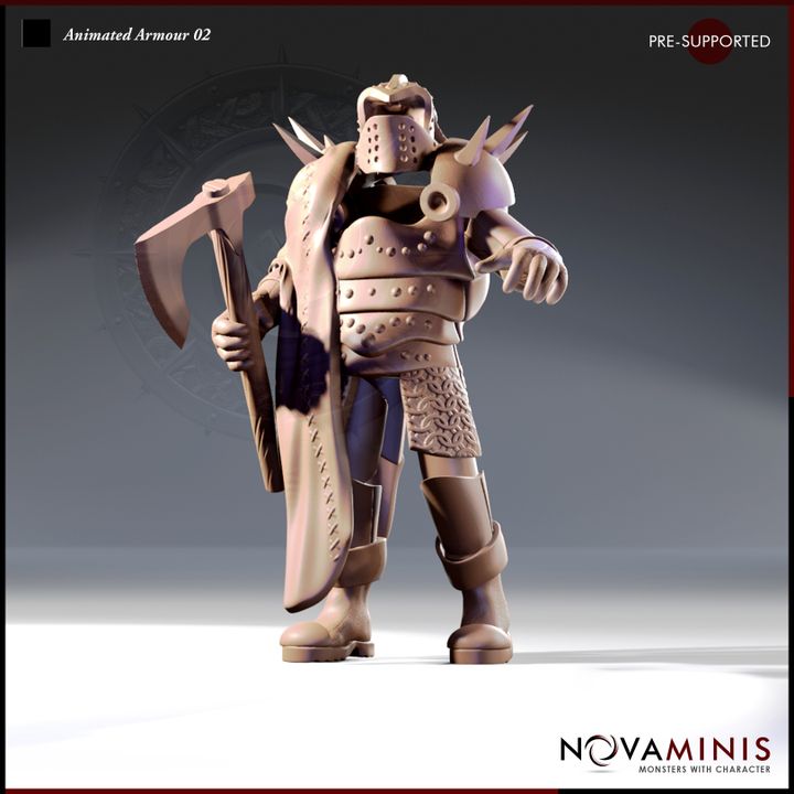 3D Printable Animated Armour 02 by NovaMinis