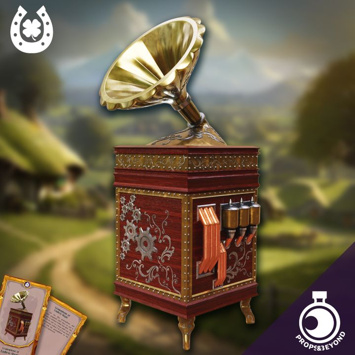 3D Printable Steampunk Music Box by Props&Beyond