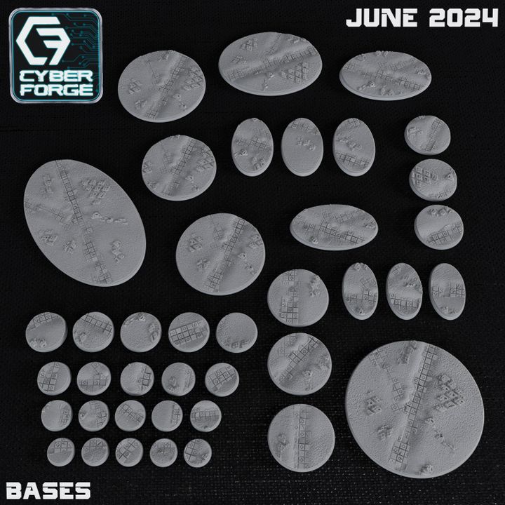 3D Printable Fading Suns Cyber Forge June 2024 Release by Titan Forge Miniatures