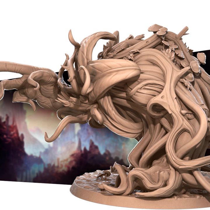 3D Printable Shambling Mound (Marshland Boss) by Bite the Bullet