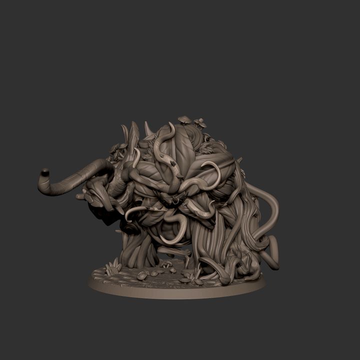 3D Printable Shambling Mound (Marshland Boss) by Bite the Bullet
