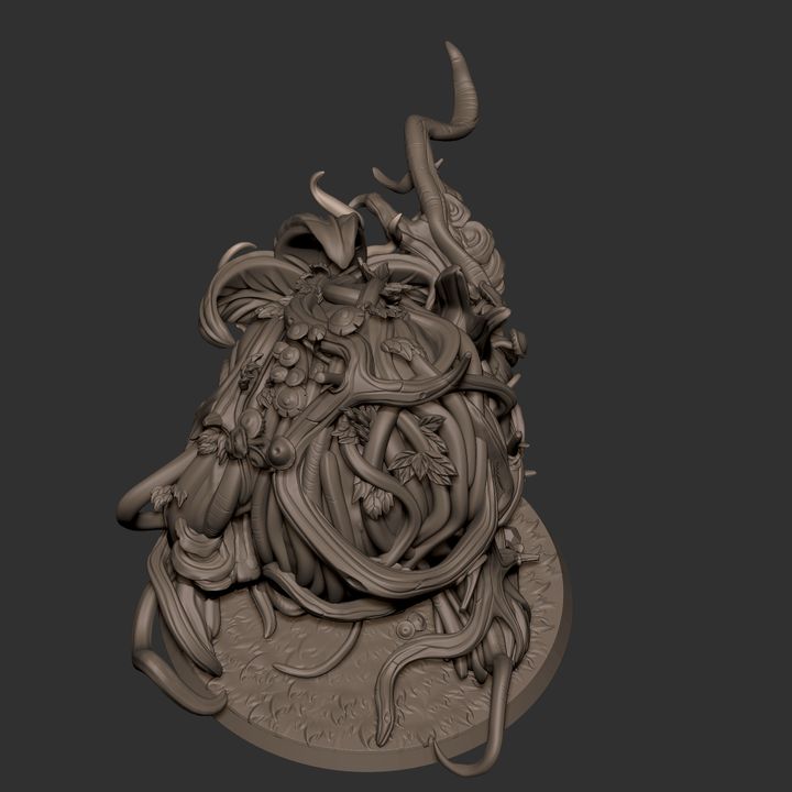 3D Printable Shambling Mound (Marshland Boss) by Bite the Bullet