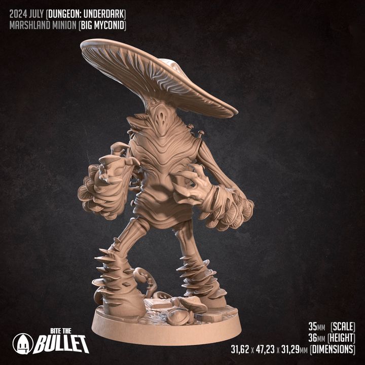 3D Printable Big Myconid (Marshland Minion) by Bite the Bullet