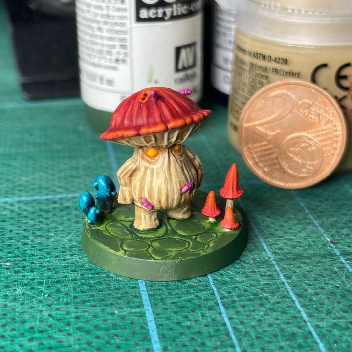 3D Print of Myconids (Marshland Minions) (5 Models) by Stirpike