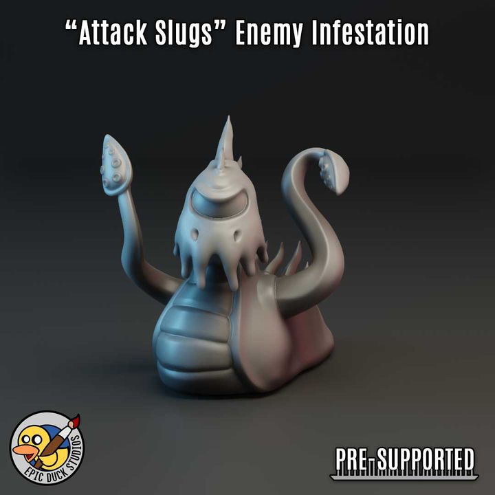 3D Printable Attack Slugs! Enemy Infestation by Mike "Epic Duck" Cousins