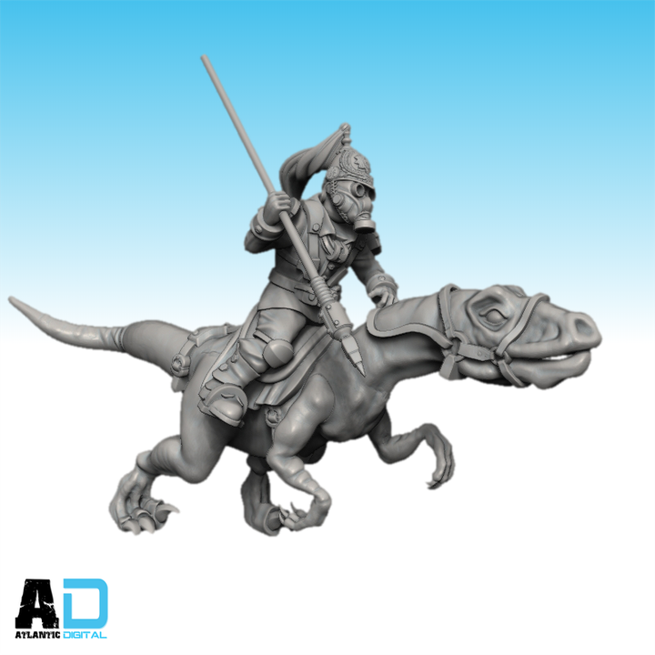 3D Printable Bulldogs Raptor Cavalry by Wargames Atlantic