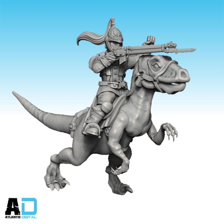 3D Printable Bulldogs Raptor Cavalry by Wargames Atlantic