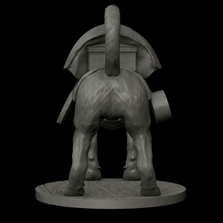 3D Printable Dungeon Chef Mount by Marzbar-the-Creator