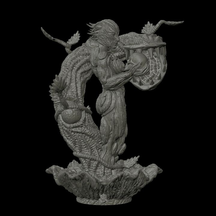 3D Printable Alraune by Marzbar-the-Creator