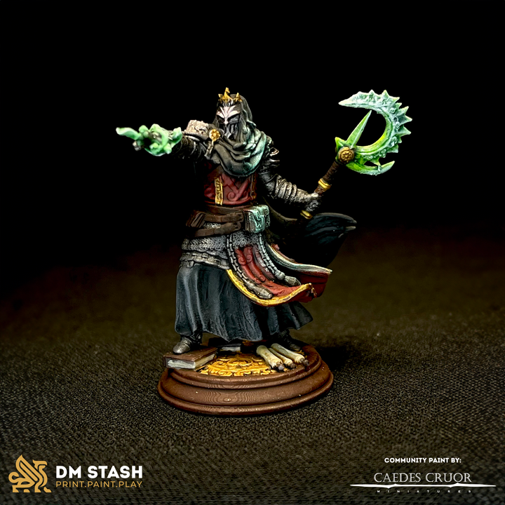 3D Printable Psionic Spell Knight - Bastian the Everknowing by DM Stash