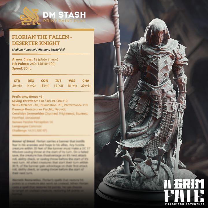 3D Printable A Grim Fate (DM Stash June '24 Bundle) by DM Stash