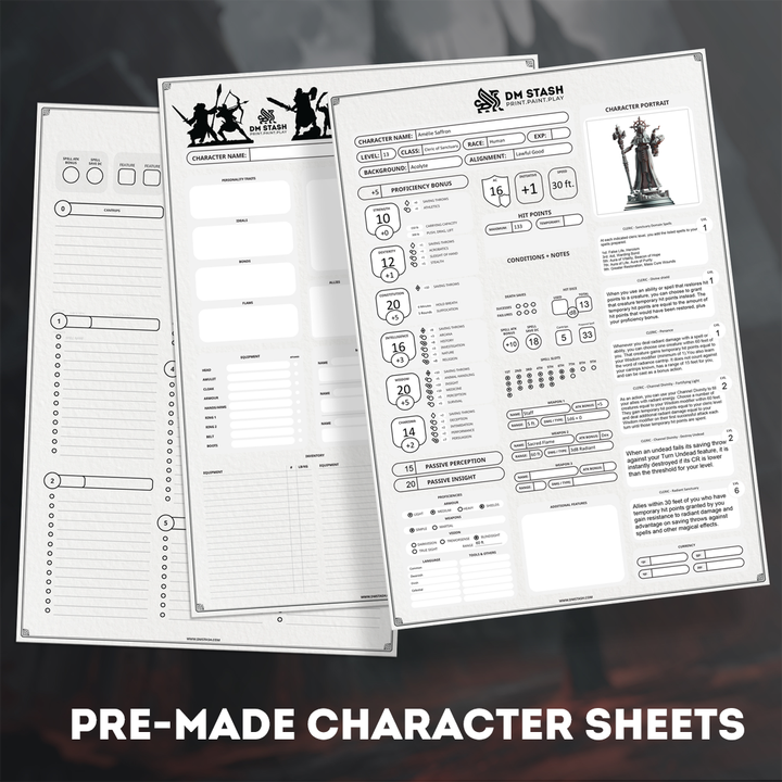 3D Printable DM Stash June '24 5E Campaign - Ill Omens Pt II: A Grim ...