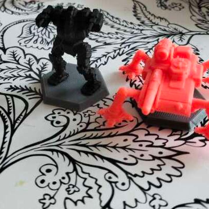 3D Printable Scorpion Battletech by Jakub Wołkowksi