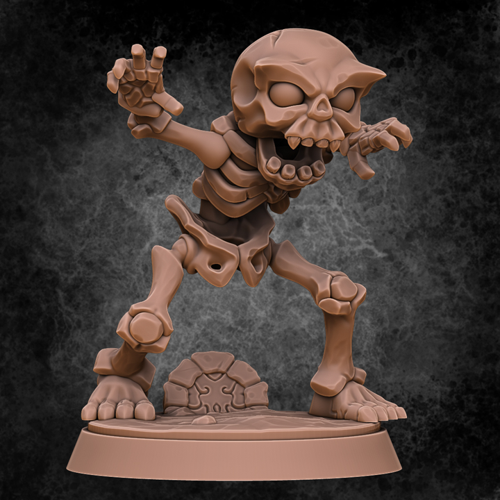 3D Printable Skeleton Mob by Deathpunk Studio