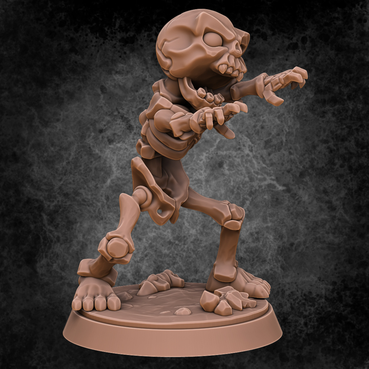 3D Printable Skeleton Mob by Deathpunk Studio