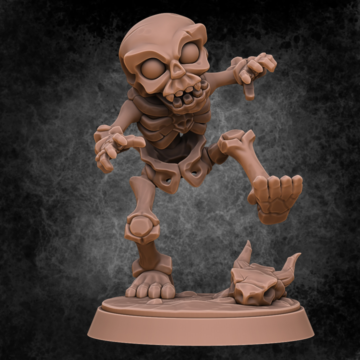 3D Printable Skeleton Mob by Deathpunk Studio