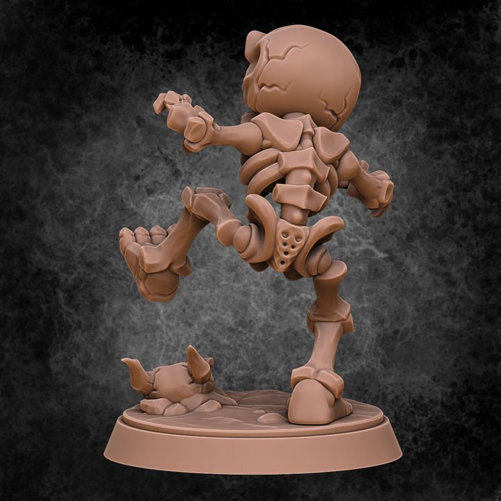 3D Printable Skeleton Mob by Deathpunk Studio