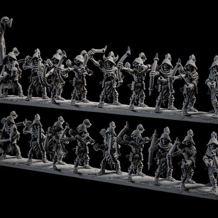 3D Printable Complete Undead Army by Mighty Epic Wars