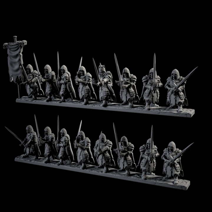 3D Printable Complete Undead Army by Mighty Epic Wars
